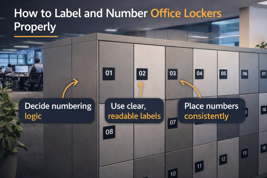 How to Label and Number Office Lockers Properly