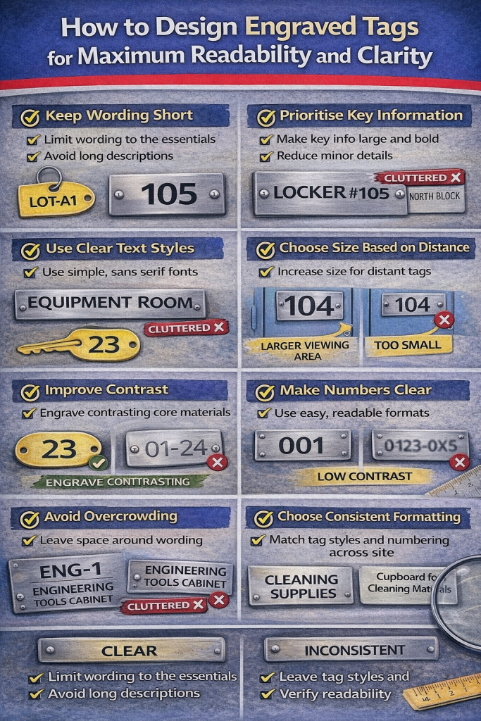 Engraved Tags for Lockers: Numbering & Best Practices
