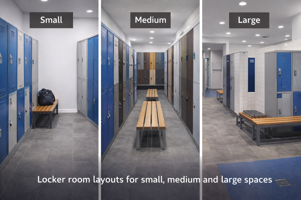 Locker Room Layout Ideas UK | Small, Medium & Large Designs