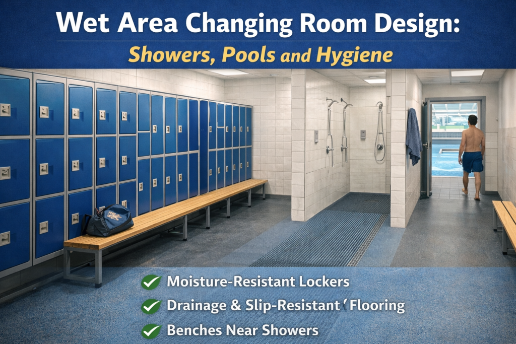 Wet Area Changing Room Design: Showers, Pools, Hygiene Guide