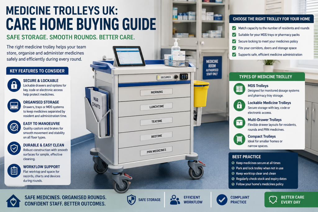 Medicine Trolleys UK: Care Home Buying Guide & Comparison